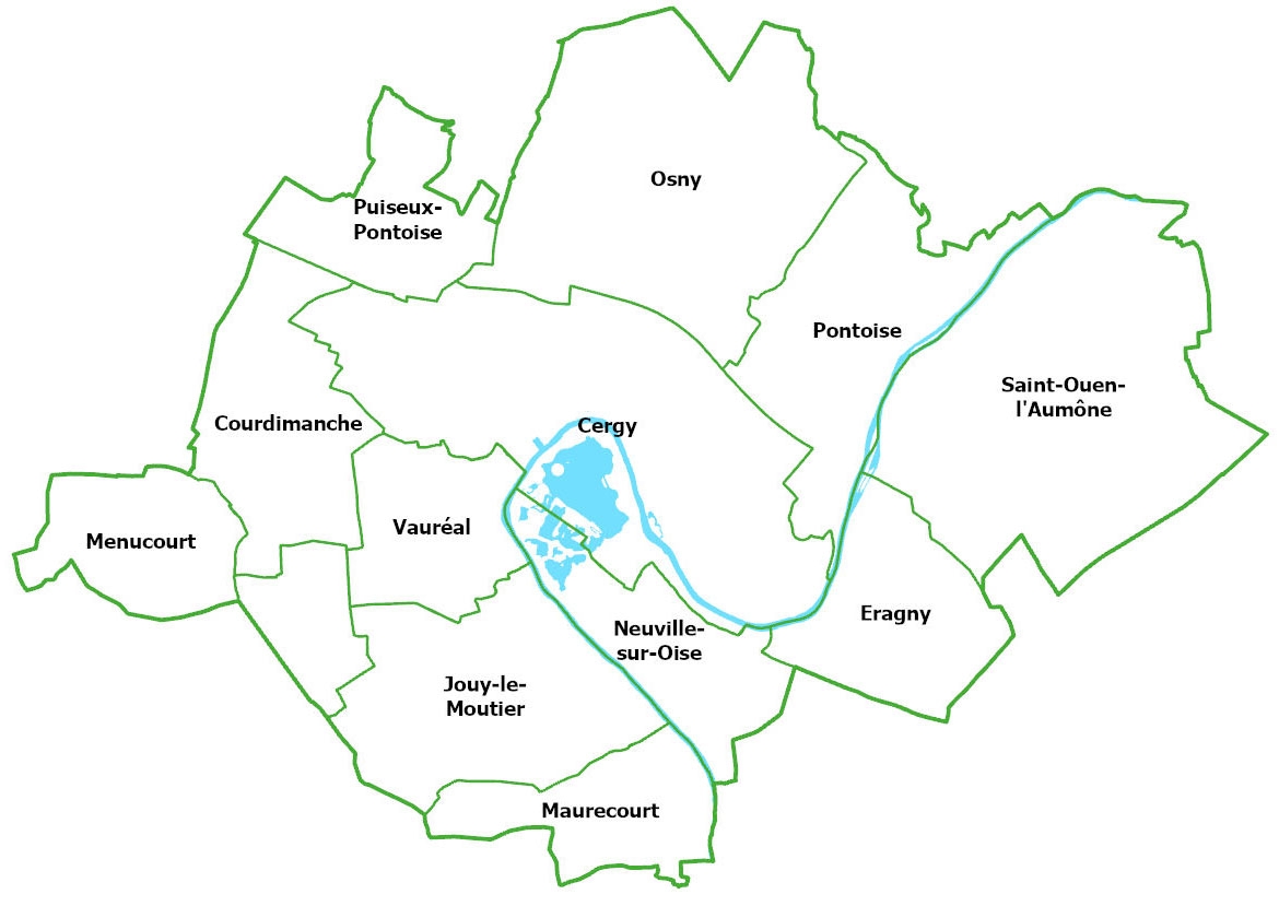 L'agglomération de Cergy-Pontoise - CACP | Ville de Saint-Ouen l'Aumône